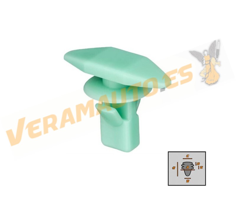 Set of 10 Clips Honda Accord Civic Odyssey | Mitsubishi Galant Space ...